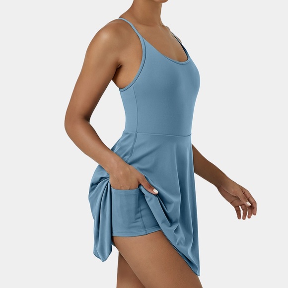 HALARA | Dresses | Halara Active Dress With Builtin Shorts | Poshmark